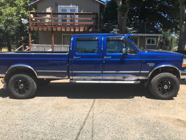 1997 f350 crew cab 4x4 diesel with low miles - $22900 (citrus heights ...