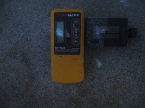 Lasermark LD-100N Laser Level Detector and HFT Laser Level $80 | Tools ...
