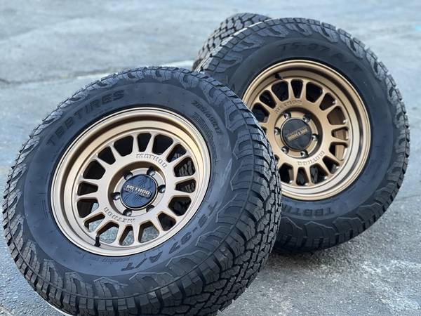 17 Method wheels rims Tires Toyota Tacoma 4Runner FJ Cruiser Lexus ...