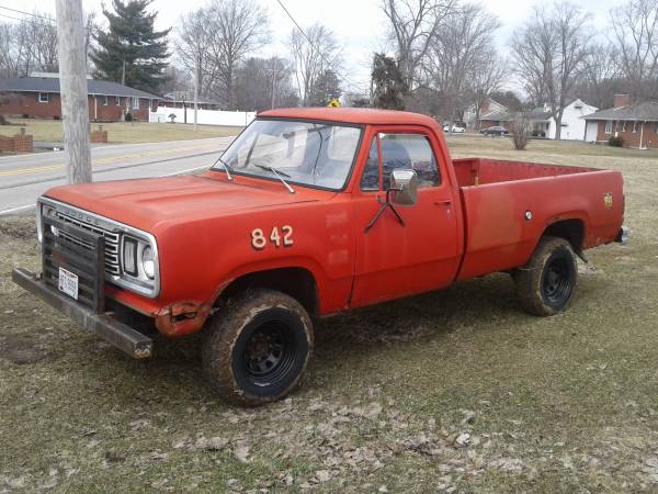 1977 DODGE M880 4X4 W200 - $3995 (CENTERVILLE, IN) | Cars & Trucks For ...