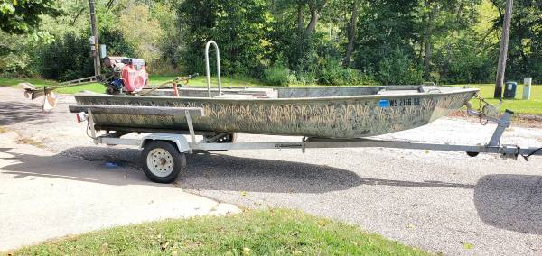 GO-DEVIL 16X44 HONDA 24hp LONGSHAFT CUSTOM DUCK BOAT & BLIND $9,800 ...