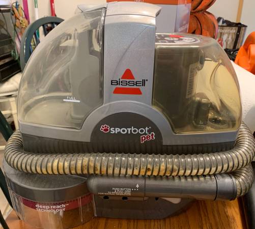 Bissell spotbot pet scrubber / shampooer! includes 1/2 bottle cleaner ...