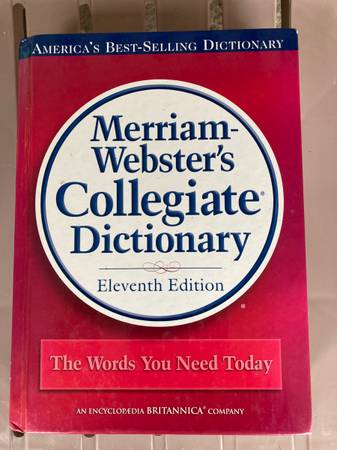 MERRIAM-WEBSTER’S COLLEGIATE DICTIONARY (11th Edition) $5 | Books For ...