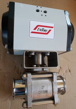 QSM 2 Sanitary 316 SS Ball Valve w/Unitorque Actuator $275 | Buy & Sell ...