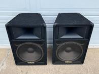 Yamaha SM15V Club Series 1000W Wedge Monitor / PA Speakers Good Workin $400 | Musical ...