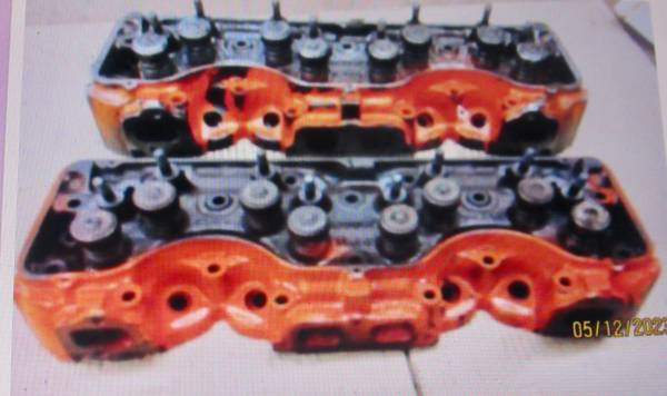 1963 1964 409 Chevy Impala SS 409 340hp Cylinder Heads 3830817 817 ...