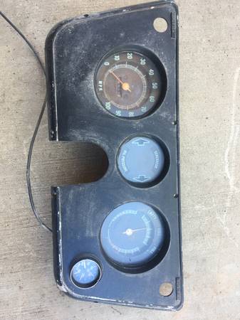 1967 - 1972 Chevy dash gauges gmc truck pickup $30 | Auto Parts Sale ...
