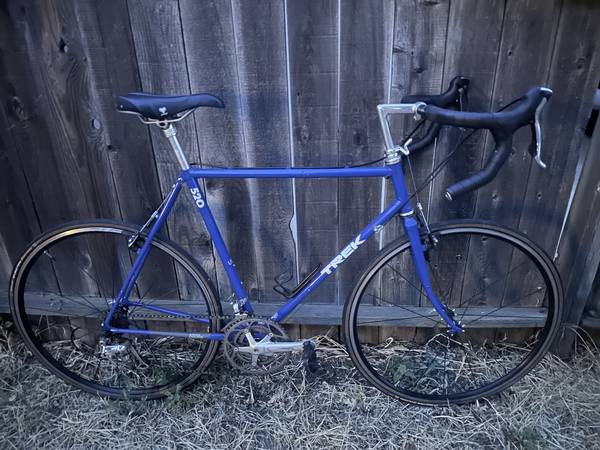 54cm Trek 520 Lugged Steel Lightweight Touring Bike, Shimano Ultegra ...