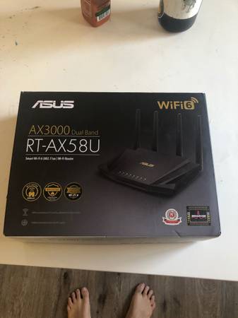 ASUS - AX3000 Dual Band WiFi 6 (802.11ax) Router - Black $120 ...