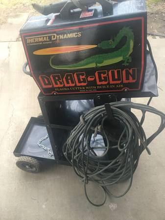 Plasma cutter drag-gun with built in air and cart $500 | Tools For Sale ...