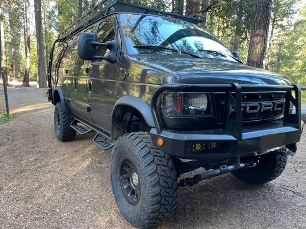 The Beast! Ford E-350 7.3l Powerstroke 4x4 15 passenger van $55 | Cars ...