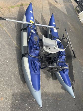 Wilderness Pontoon Fishing Boat $400 | Boats For Sale | Sacramento, CA ...