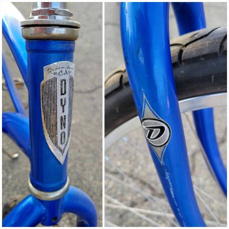 blue DYNO GLIDE (ok condition) beach cruiser bike bicycle 26 wheels ...
