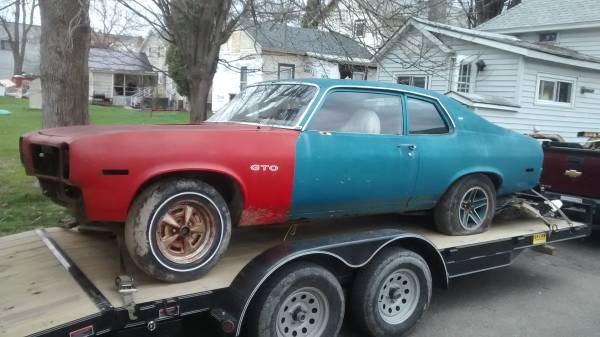 1974 Pontiac GTO - project car - $1000 (Sanford) | Cars & Trucks For ...