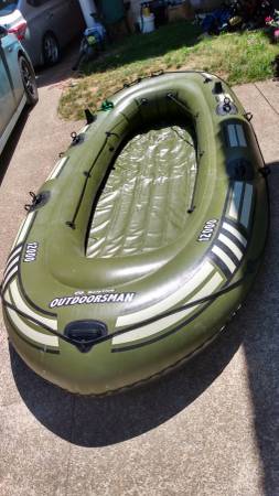Solstice Inflatable Boat Outdoorsman 12 Inflatable Fishing Boat $200 ...