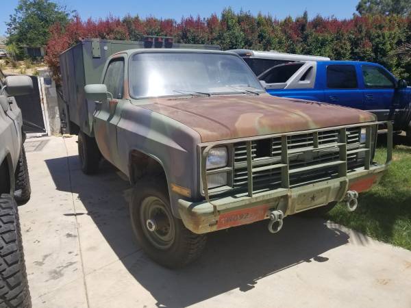 1986 Chevy m1028 Military truck CUCV diesel - $8500 (Riverside) | Cars ...
