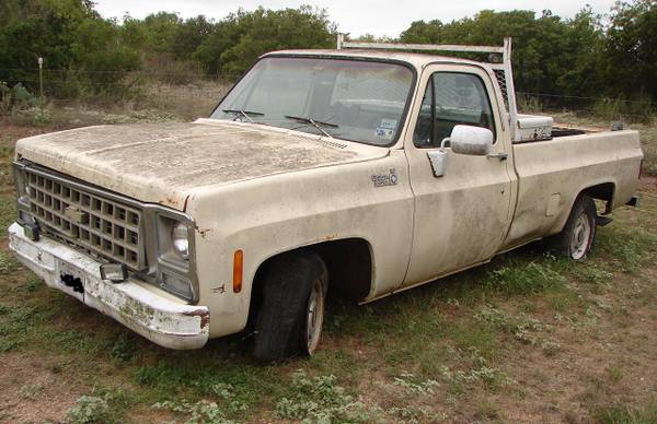 1980 Chevy Custom Deluxe 10 Pickup Truck, Farm Barn Find! - $700 ...