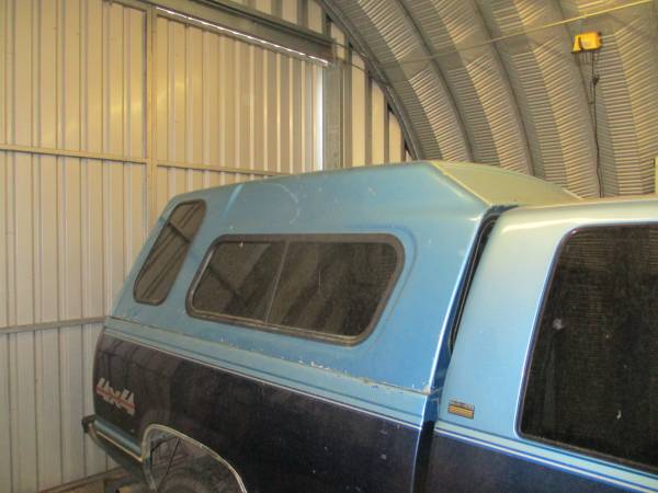 SHORT BED TRUCK CAMPER SHELL 80 LONG and 66 WIDE 88-98 CHEVY GMC $500 ...