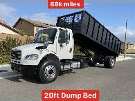 2014 FREIGHTLINER SUPER DUMP 18 BED WITH A STRONG ARM TRAILING AXLE ...