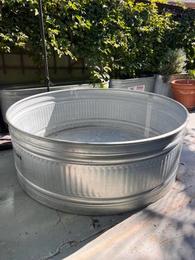 6x2x2 galvanized stock tank water ice bath $190 | Garden Items For Sale ...