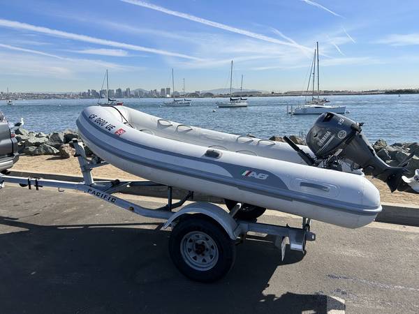 10 AB Dinghy with Yamaha 15 and trailer $5,500 | Boats For Sale | San ...