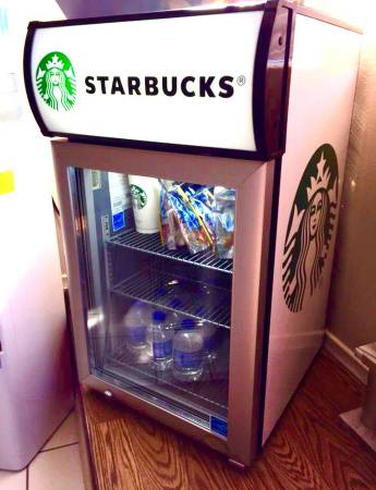 NEW STARBUCKS MINI FRIDGE refrigerator $600 | General Items | San Diego ...