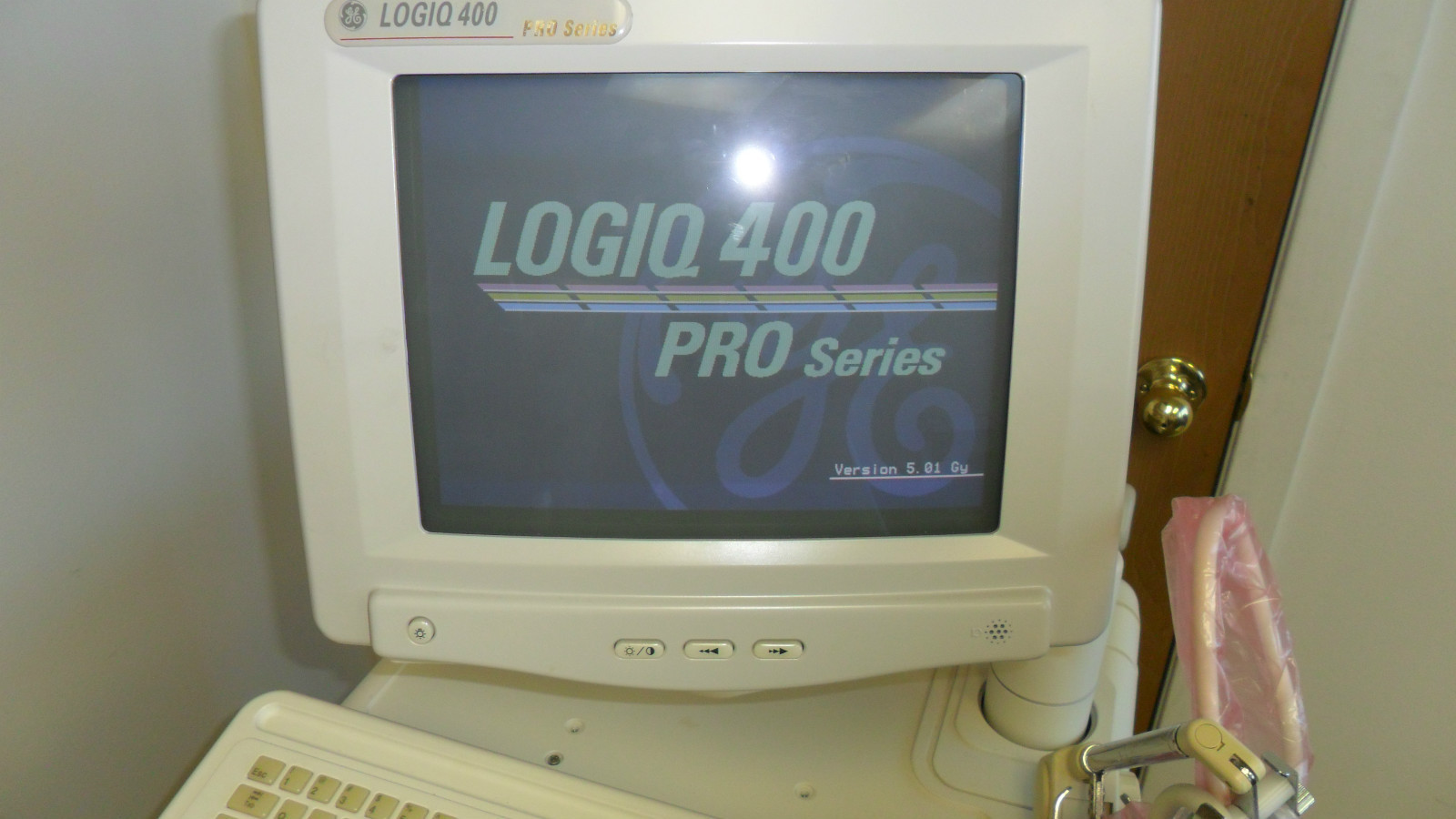GE Logiq 400 ultrasound system with 3 probes E-721 C-358 739L plus ...