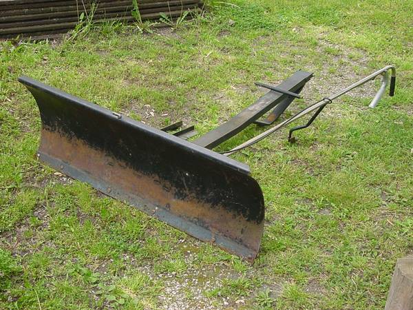 DIRT STONE SNOW PLOW BLADE 48 INCH MOWER TRACTOR SEARS CUB WHEEL HORSE ...