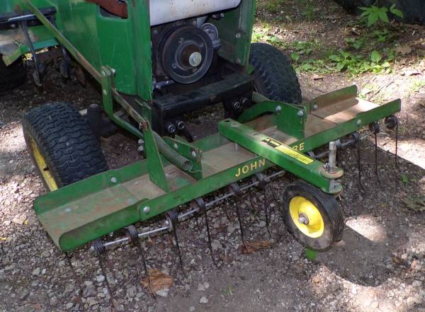 HTF John Deere 316 318 Front Thatcher 322 332 317 314 300, Dethatcher ...