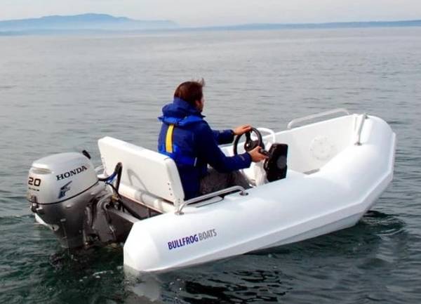Bull Frog Yacht Tender with Kara Boat Trailer $13,500 | Boats For Sale ...