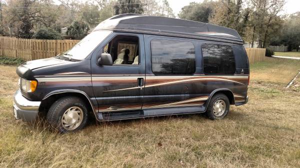 2000 Ford E150 conversion/RV van. Roof extension, sofa, in Savannah ...