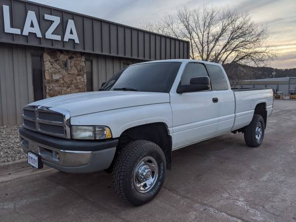 1997 DODGE RAM 2500 SLT 5.9L CUMMINS 12V DIESEL 5-SPD EC LB 4X4 -WHITE ...