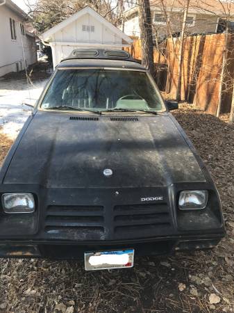 Black 1982 Dodge Rampage Pickup w Topper 102k miles, needs work - $500 ...
