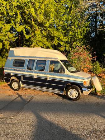 1996 Ford E250 Econoline Chinook Conversion Camper Van Class B RV ...