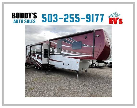 2015 Crossroads elevation 44ft brickyard toy hauler fifth wheel 3 mode ...