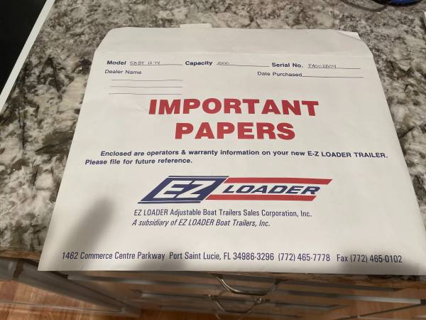 2023 EZ LOADER BOAT TRAILER $2,400 | Boats For Sale | Seattle, WA | Shoppok