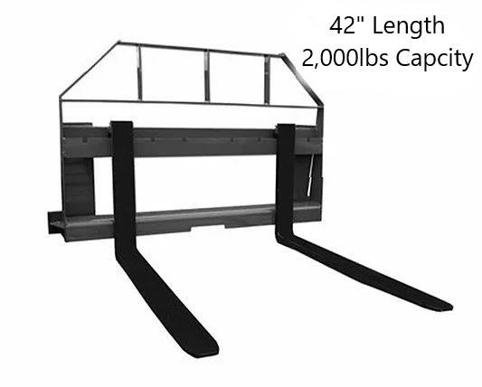 42 Pallet Forks ON SALE - Fit Skid Steer Quick Attach Front Loaders ...