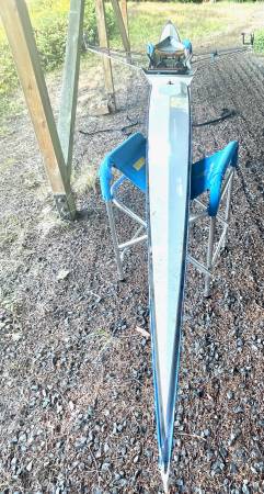 Racing shell sculling fiberglass rowing boat 26 skinny profile $975 ...