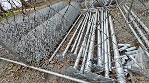 Used Chain link cyclone fence Galvanized chainlink $1 | Materials For ...