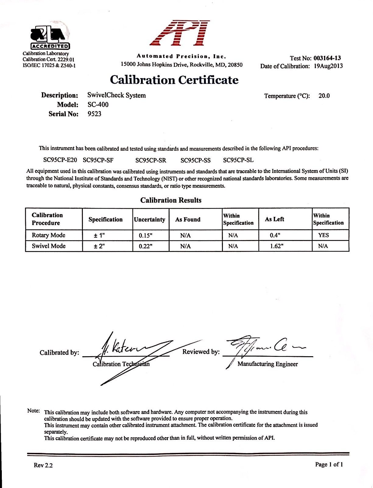API XD6 Laser Measuring System and SC-40 Swivel Check System | Tools ...