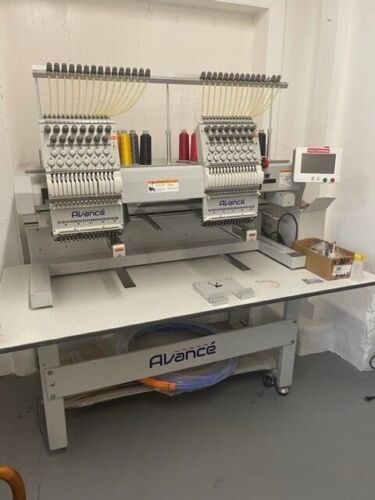 2018 Avance 1502 dual head 15 needle embroidery machine | Electronics ...