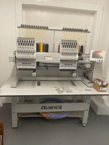 2018 Avance 1502 dual head 15 needle embroidery machine | Electronics ...