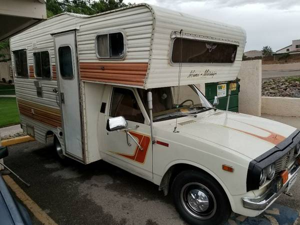 1978 MINI-MIRAGE RV, RARE TOYOTA 20R, 4 SPD, 41K PRESTINE ENGINE ...