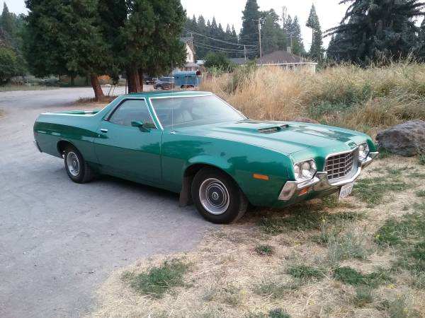 1972 Ford Ranchero with Topper - $9750 (Mount Shasta) | Cars & Trucks ...