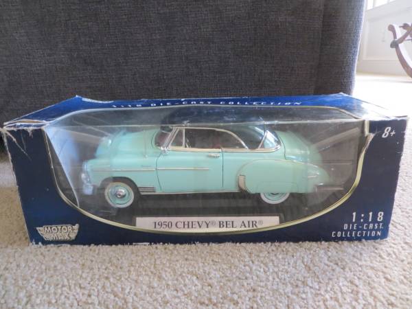 1950 CHEVY BEL AIR 1:18 SCALE DIE-CAST COLLECTOR MODEL - NEW $20 ...