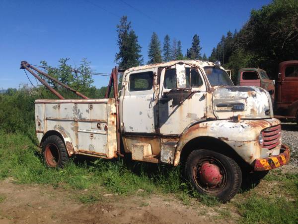 1948 Ford F5 COE Cabover 4x4 CrewCab Boom Truck - $9500 | Cars & Trucks ...
