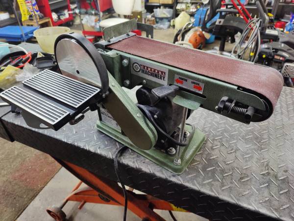 36 inch belt 6 inch disk sander grinder $80 | Tools For Sale | Spokane ...
