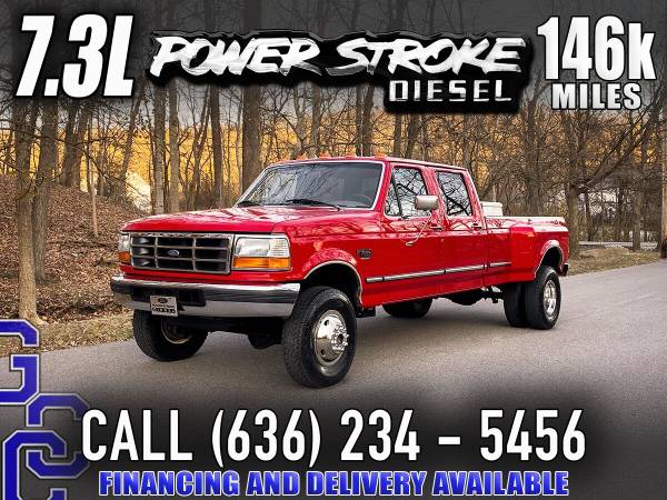 1995 Ford F-350 OBS 4x4 Dually 5-speed 7.3 Powerstroke Diesel Low Mile ...