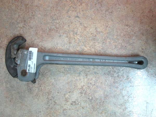Ridgid 14 in. Aluminum Rapid Grip Pipe Wrench $45 | Tools For Sale ...