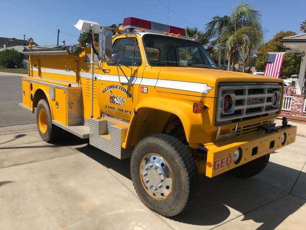 1983 GMC C7000 4x4 Fire Engine & 1985 Ford fire truck - $15 (CA) | Cars ...